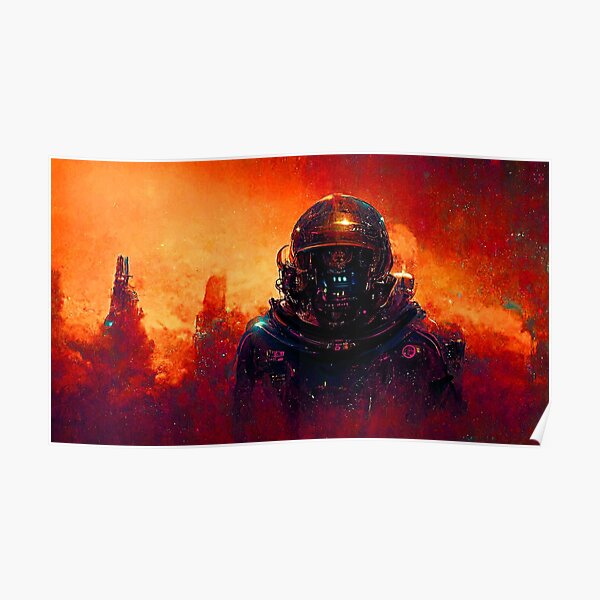 "space samurai portrait, a ships bulkhead in the background, concept ...