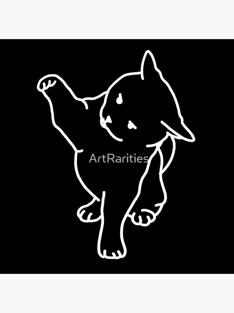 Playful Kitty Cat Poster For Sale By Ravenrarities Redbubble