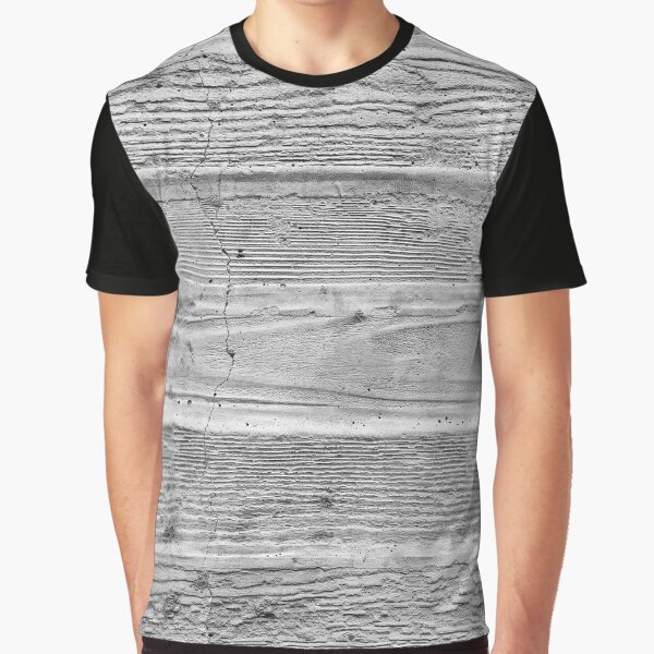"Off Form Concrete Texture, horizontal" T-shirt for Sale by ...