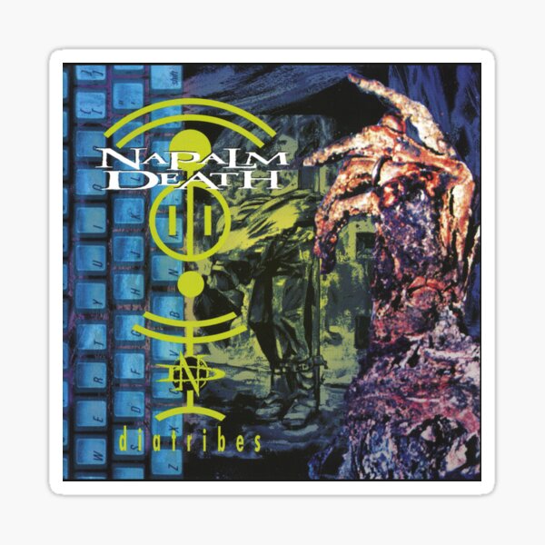 "NAPALM DEATH BAND" Sticker for Sale by WilhelmBeatty | Redbubble