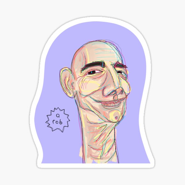 "Jeff" Sticker for Sale by robisreallygood | Redbubble