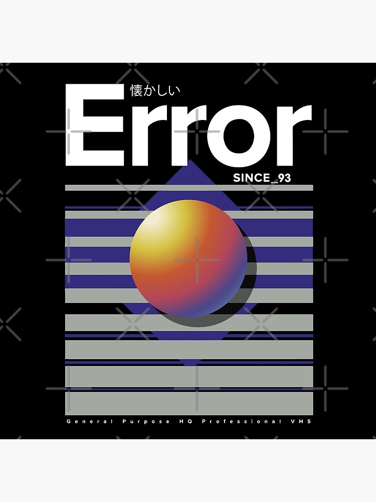 "VHS Error" Poster for Sale by Curioccult | Redbubble