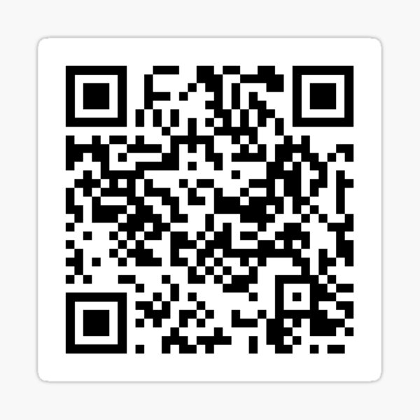 "it's corn QR code" Sticker for Sale by politeillusts | Redbubble