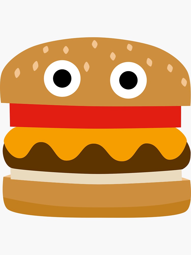 "Burgerman" Sticker for Sale by JayInJapan | Redbubble