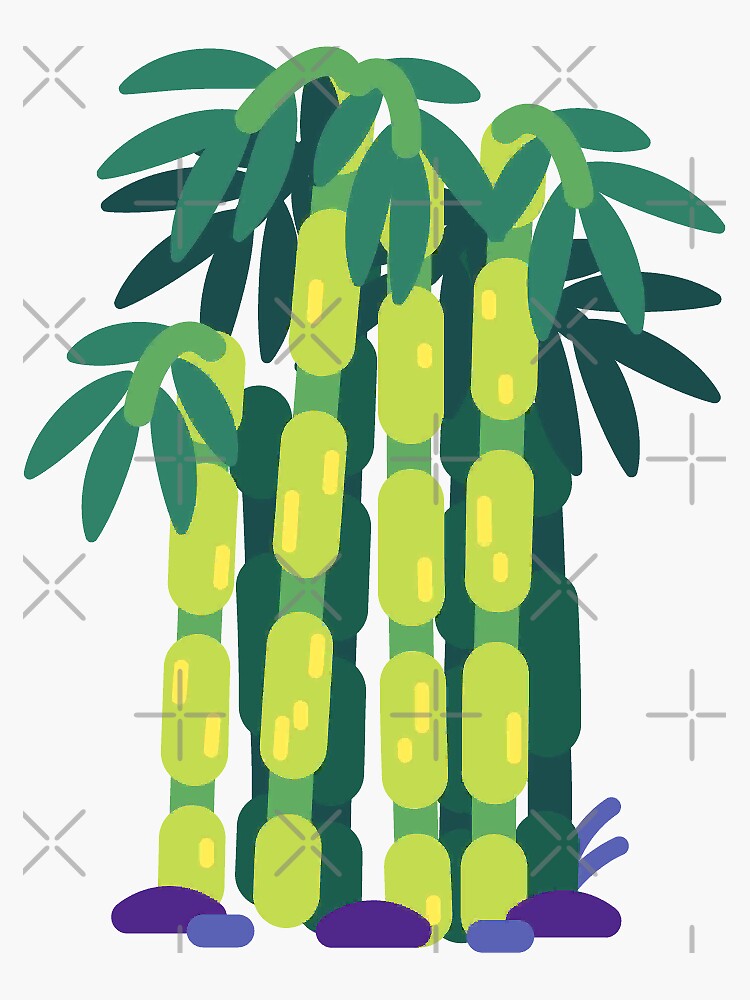 "Bamboo" Sticker for Sale by blipskr | Redbubble