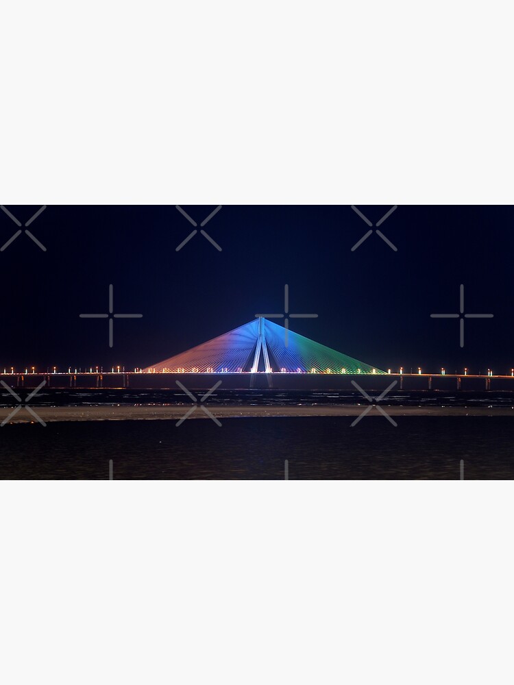 Illuminated Bandra Worli Sea Link Bridge On The 75th Independence Day Of India Mumbai Modern illuminated-bandra-worli-sea-link-bridge-on-the-75th-independence-day-of-india-mumbai-modern