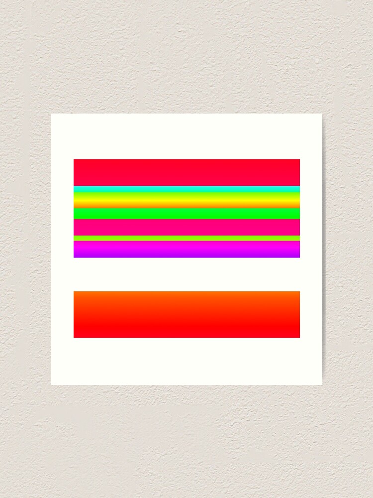 "Vivid color aesthetic | Vivid color combination" Art Print for Sale by ...