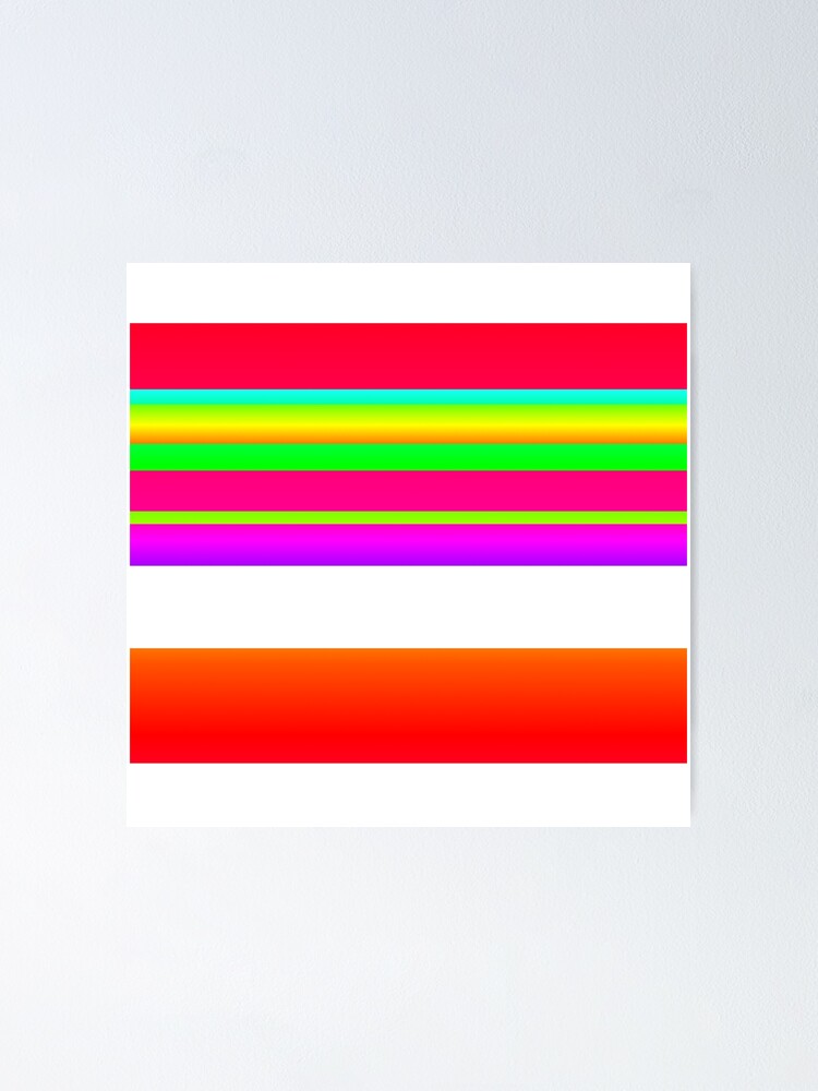 "Vivid color aesthetic | Vivid color combination" Poster for Sale by ...