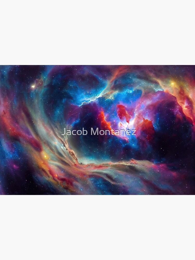 Póster «Nebulosa cósmica invertida a través de un agujero de gusano» de ...