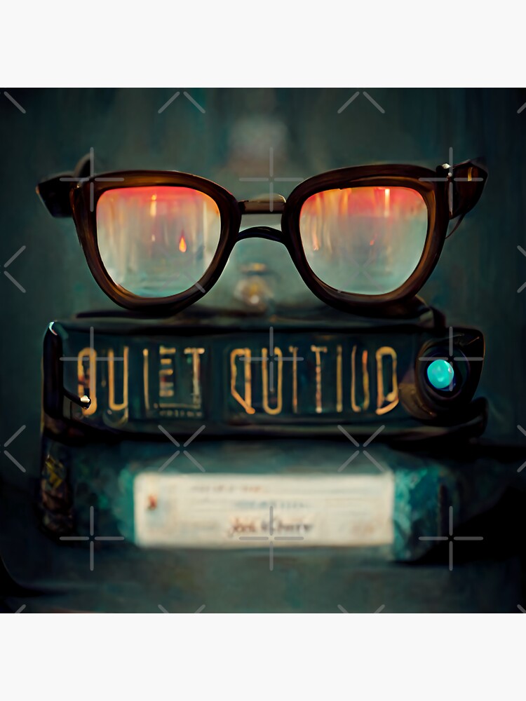 "Quiet Quitting Message -Funky Design" Sticker for Sale by alterego7G ...