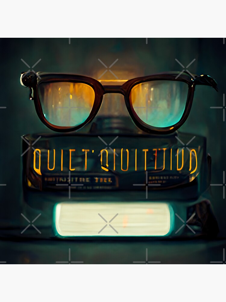 "Quiet Quitting Message -Funky Design" Sticker for Sale by alterego7G ...
