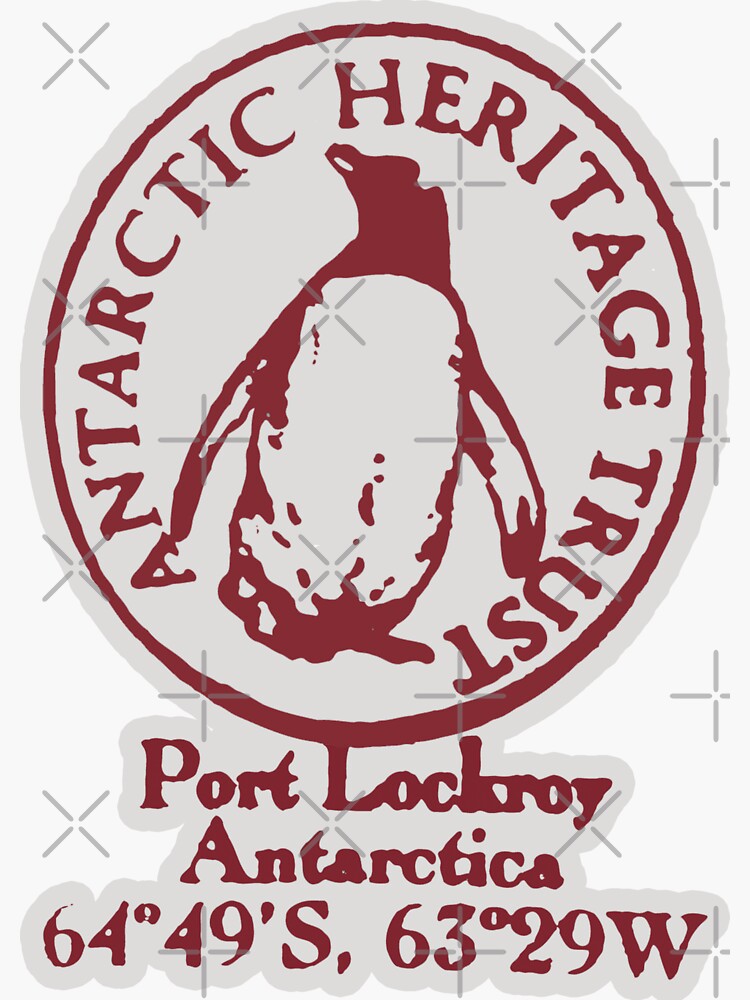"PORT LOCKROY ANTARCTICA PASSPORT STAMP" Sticker for Sale by ...