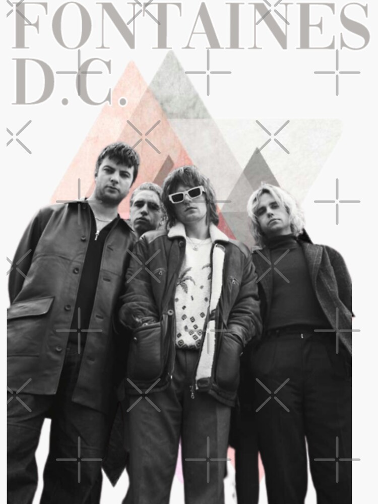 "Fontaines Dc" Sticker for Sale by NINUCI | Redbubble