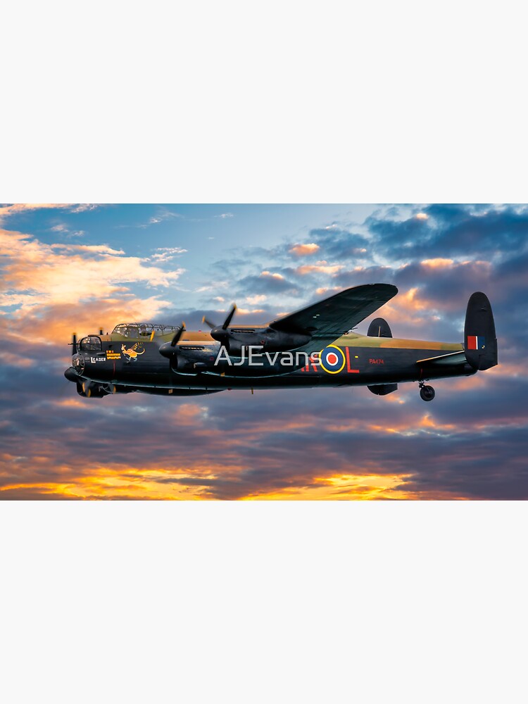 "Lancaster Bomber " Sticker for Sale by AJEvans | Redbubble
