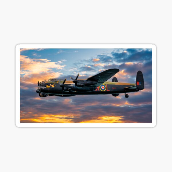 "Lancaster Bomber " Sticker for Sale by AJEvans | Redbubble