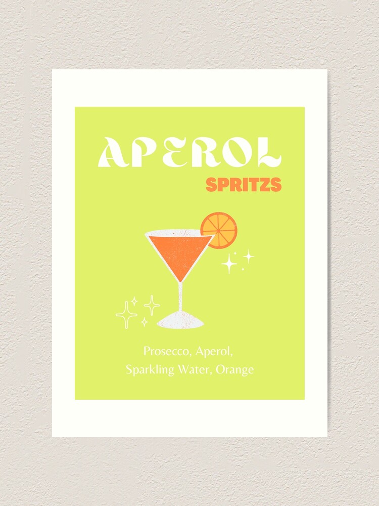"Aperol Spritz, Aperol, Cocktail, Drinks, Cocktail Art, Preppy, Retro ...