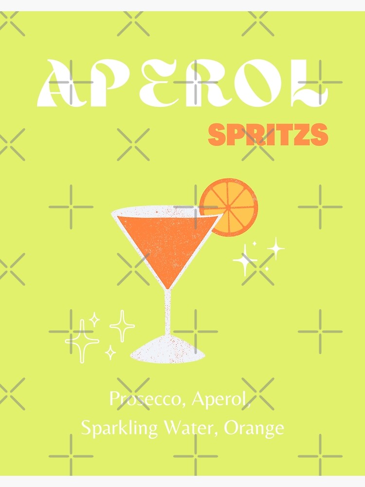 "Aperol Spritz, Aperol, Cocktail, Drinks, Cocktail Art, Preppy, Retro ...