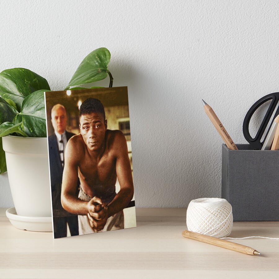"Floyd Patterson and Cus D'Amato - Boxing Legend Colorized" Art Board ...
