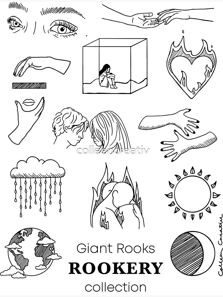 "Giant Rooks Rookery Collection (tattoo designs)" Poster for Sale by ...