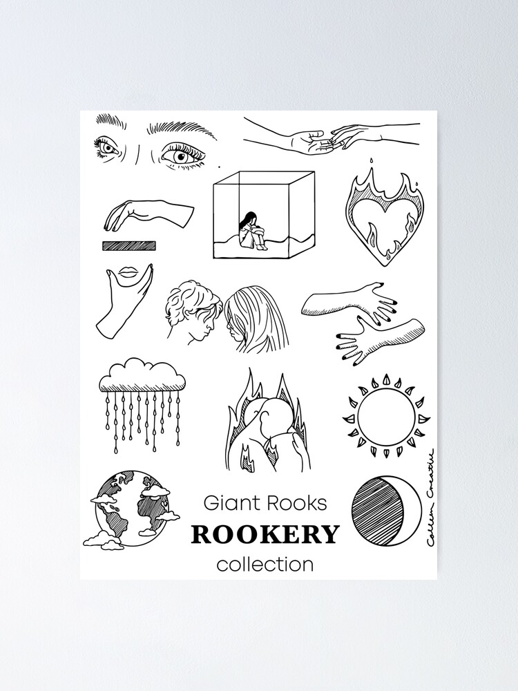 "Giant Rooks Rookery Collection (tattoo designs)" Poster for Sale by ...