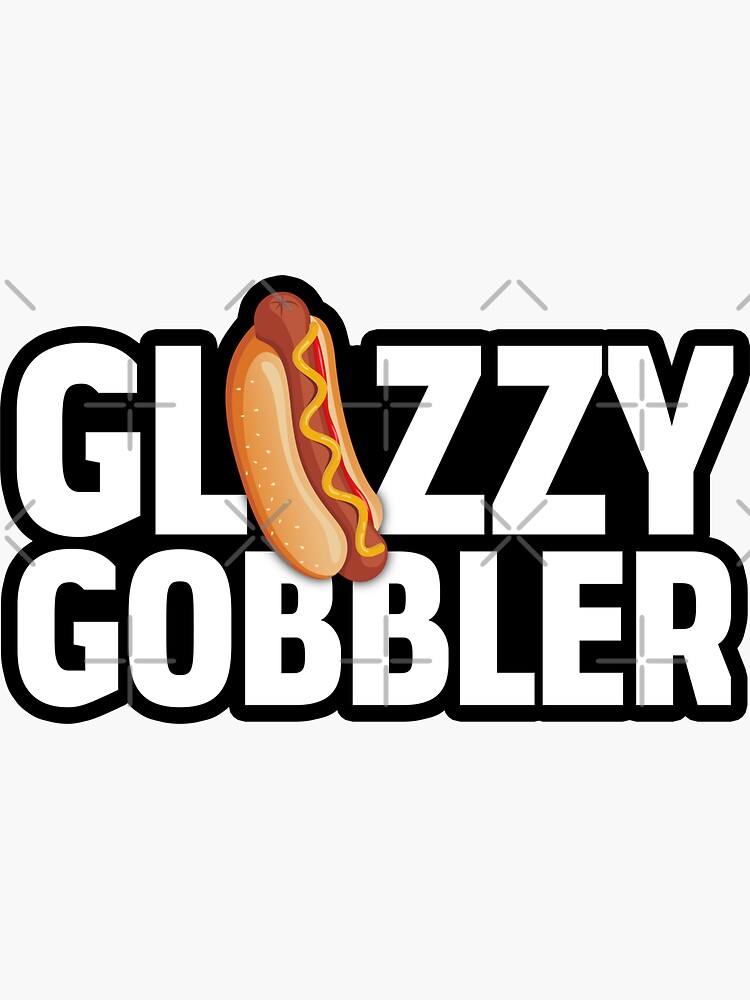 "Glizzy Gobbler" Sticker for Sale by LeoDaVinki | Redbubble