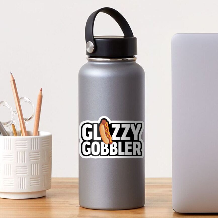 "Glizzy Gobbler" Sticker for Sale by LeoDaVinki | Redbubble