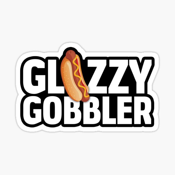 "Glizzy Gobbler" Sticker for Sale by LeoDaVinki | Redbubble