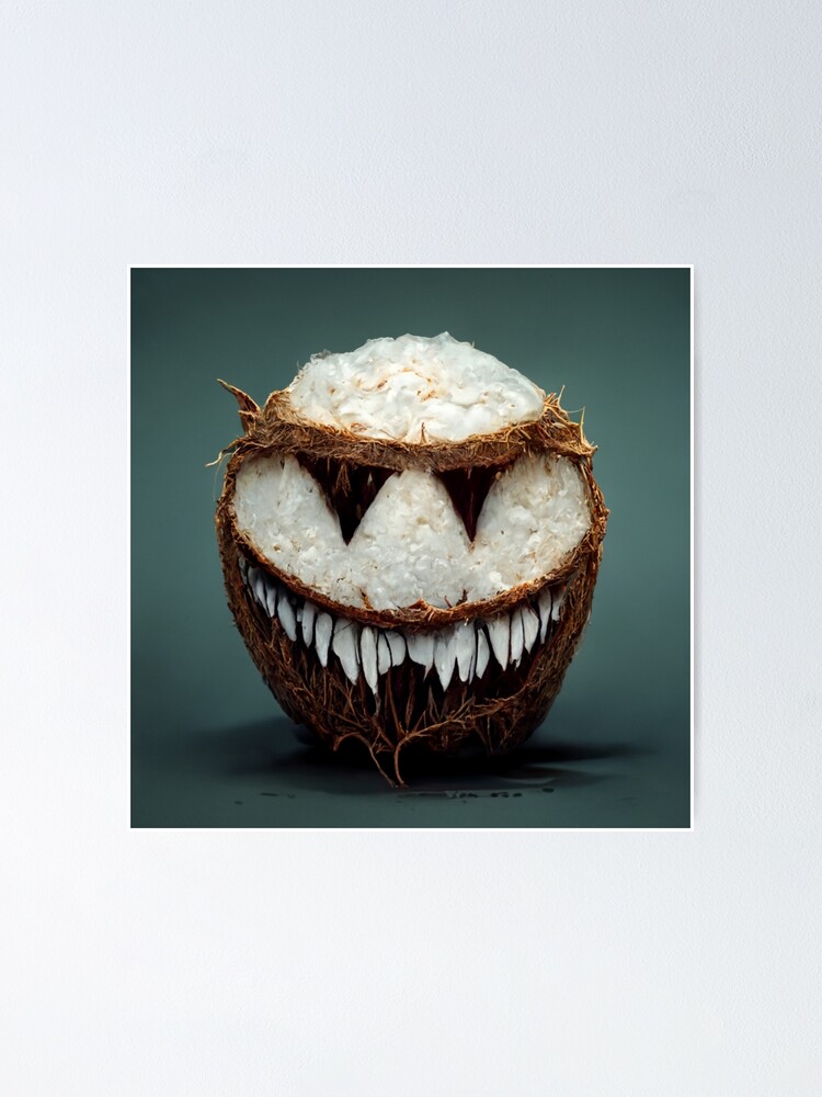 "COCONUT EVIL" Poster for Sale by Spoillone | Redbubble