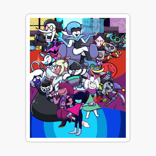 "Deltarune Chapter 2" Sticker for Sale by jagobang | Redbubble