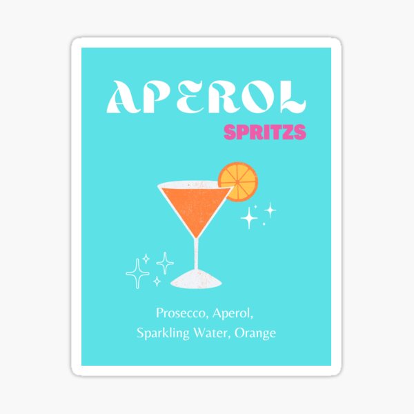 "Aperol Spritz, Aperol, Cocktail, Drinks, Cocktail Art, Retro Art ...