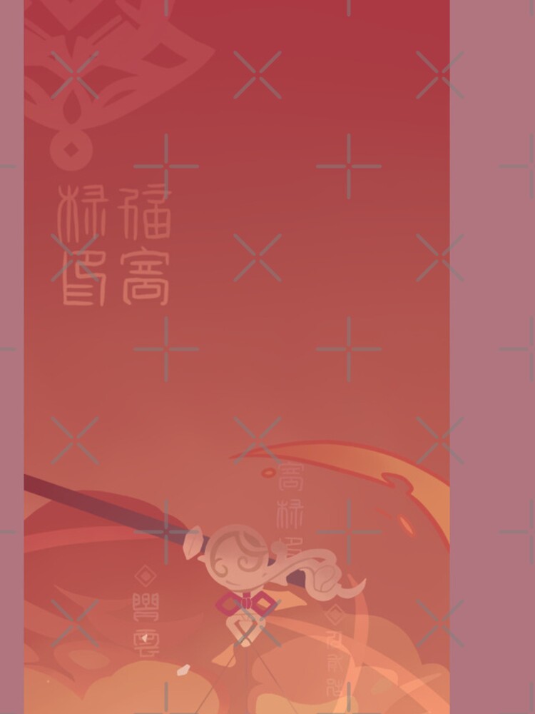 "Genshin Impact Yanfei official friendship namecard" iPhone Case for ...