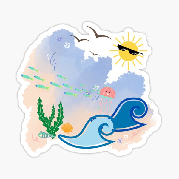 "Summer is calling" Sticker for Sale by Pacartoon168 | Redbubble