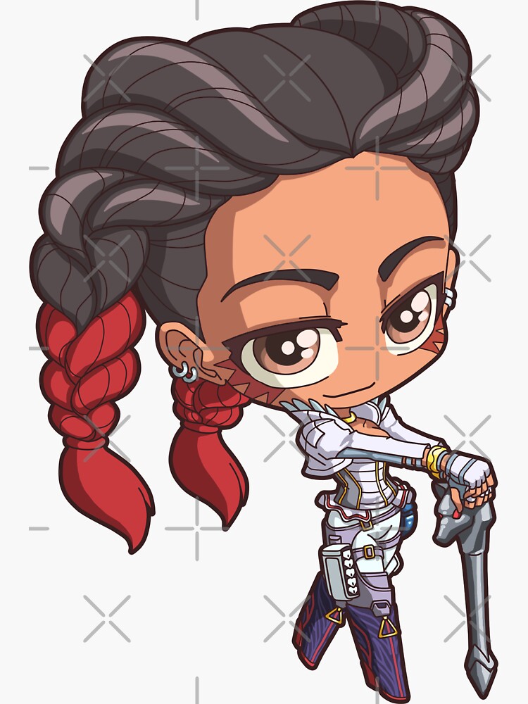 "Apex Legends Loba Chibi" Sticker for Sale by SecretStashStar | Redbubble