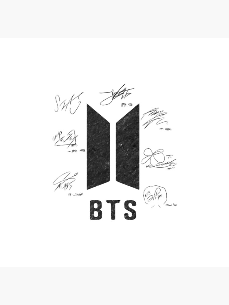 " Bts Signatures BTS K-KPO yoongi bts meme v kim seokjin jung hoseok ...