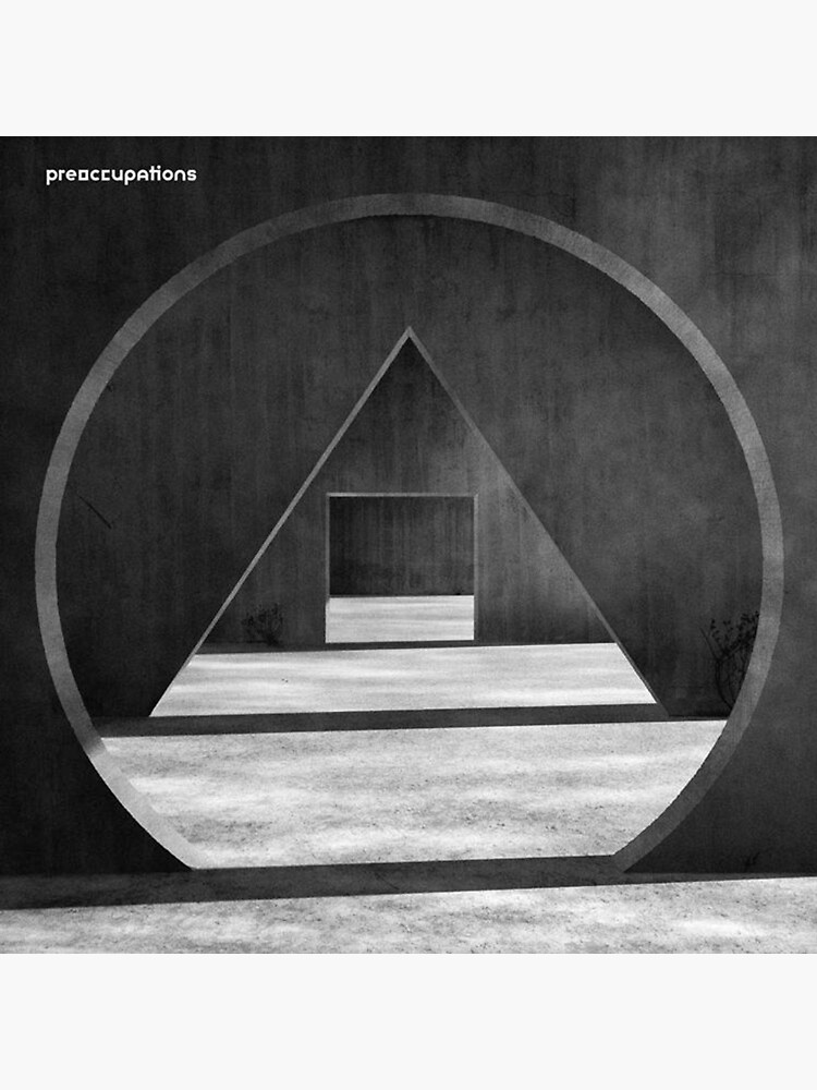 "preoccupations 2022" Poster for Sale by rkreid90 | Redbubble