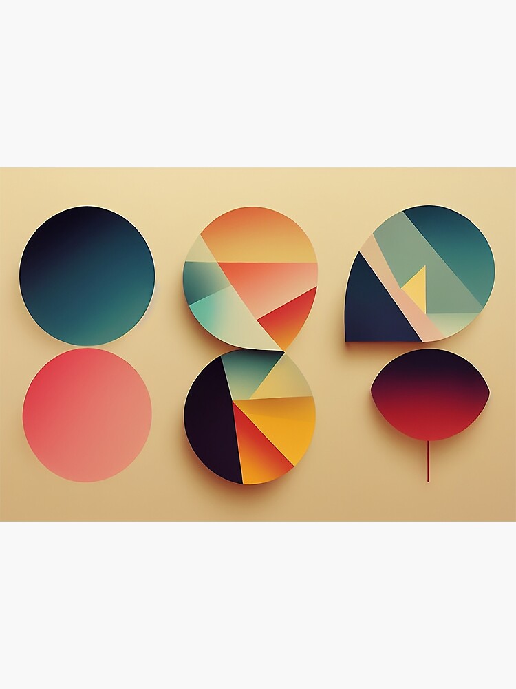 "Shapes and Patterns - Created by AI" Poster for Sale by Created-by-AI ...
