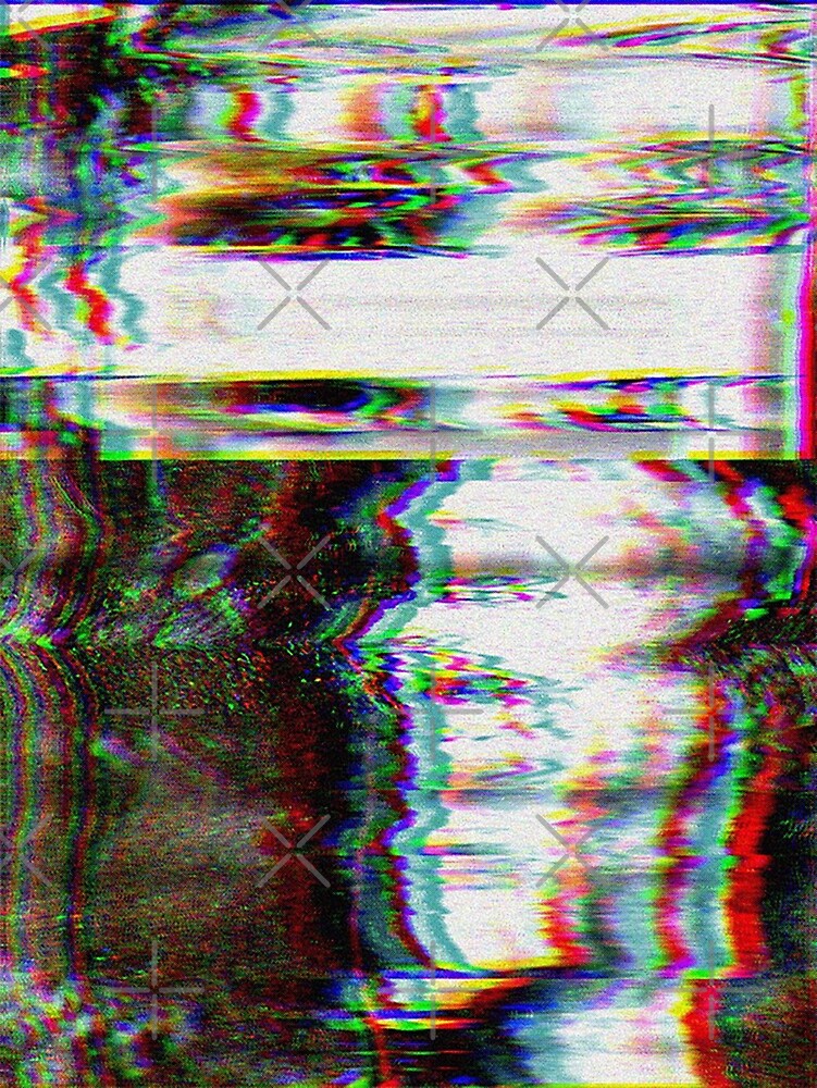 "GLITCHER 3" by TheWhiteBear | Redbubble