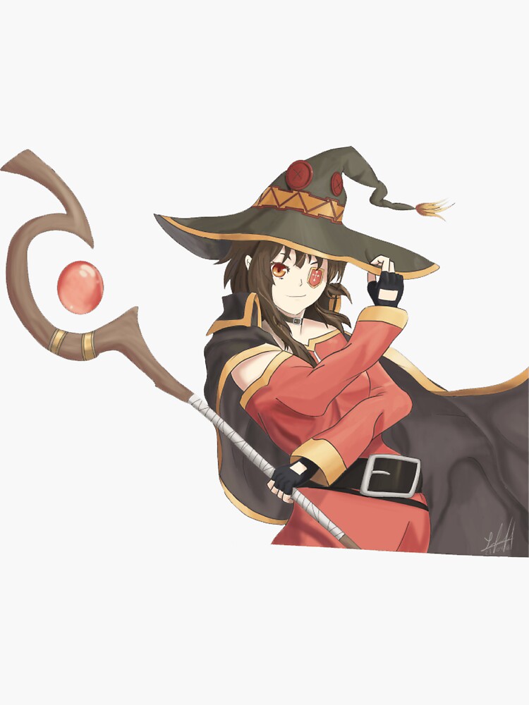 "Kono Subarashii Sekai ni Shukufuku wo-megumin" Sticker for Sale by ...