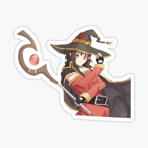"Kono Subarashii Sekai ni Shukufuku wo-megumin" Sticker for Sale by ...