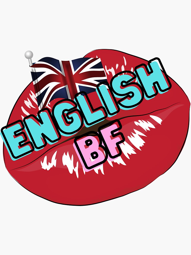 "english bf" Sticker for Sale by MEhdi1245 | Redbubble