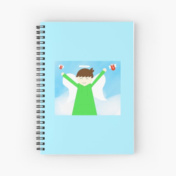 "Eddsworld- Angel Edd" Spiral Notebook for Sale by Tajjakari64 | Redbubble