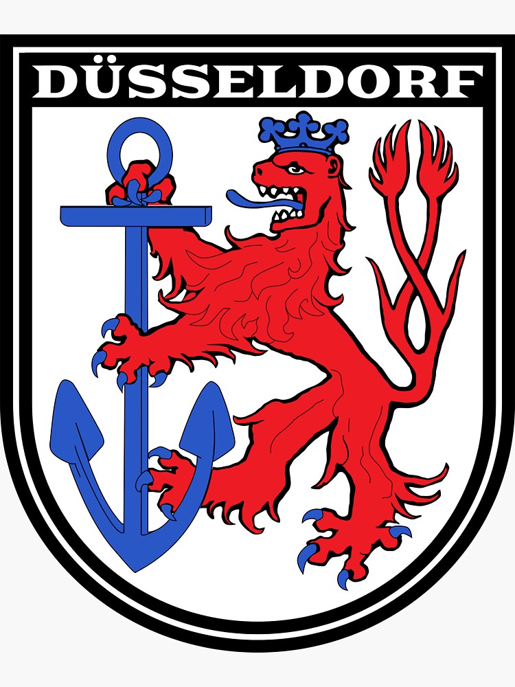 "Düsseldorf Coat of Arms - Germany Badge" Sticker for Sale by ...