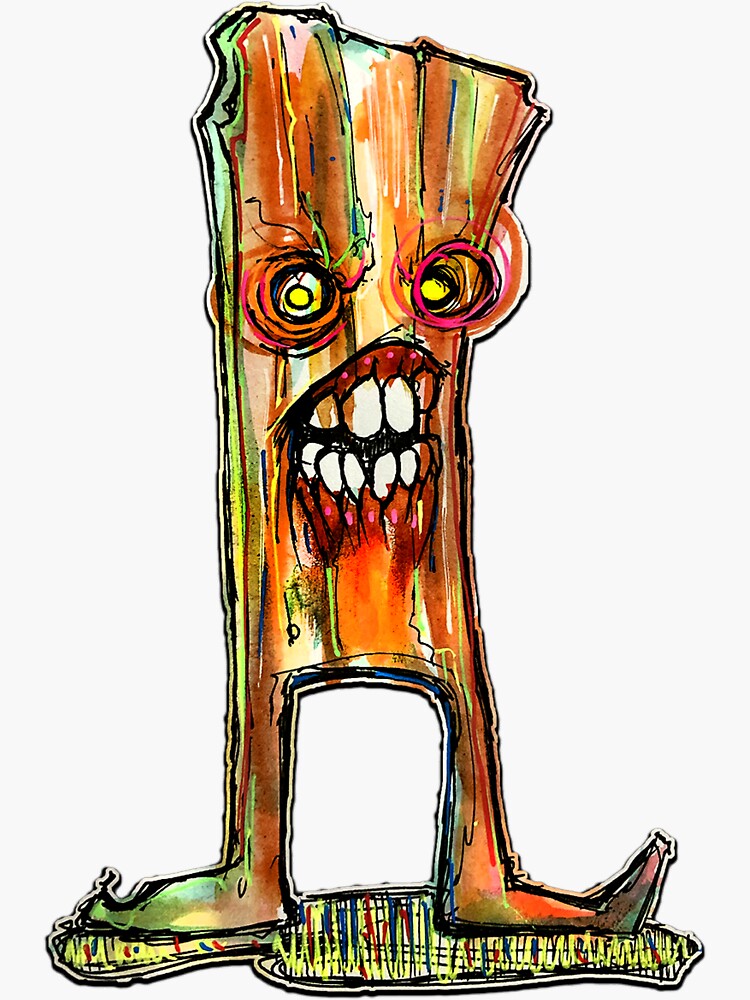 "Zombie Bacon #1" Sticker for Sale by ArtistByron | Redbubble