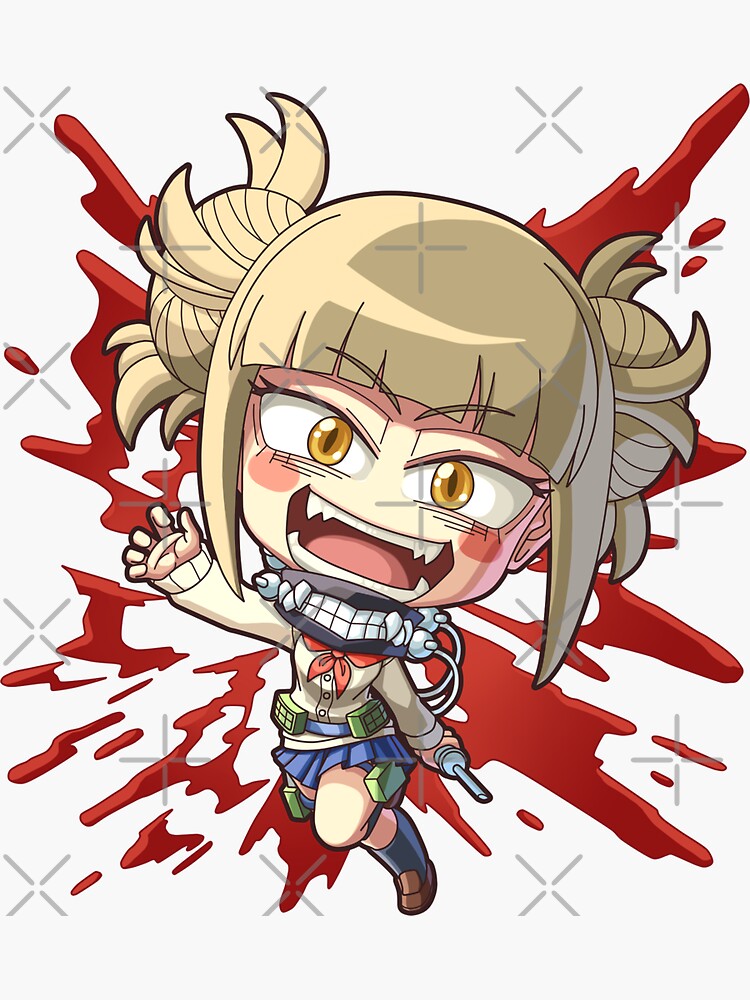 "Himiko Toga Chibi" Sticker for Sale by SecretStashStar | Redbubble