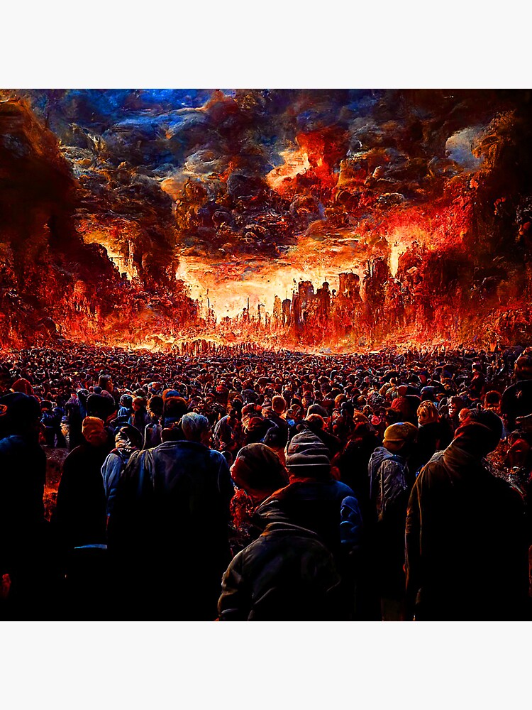 "apocalypse, the gates of hell and heaven, final, ultra realistic ...