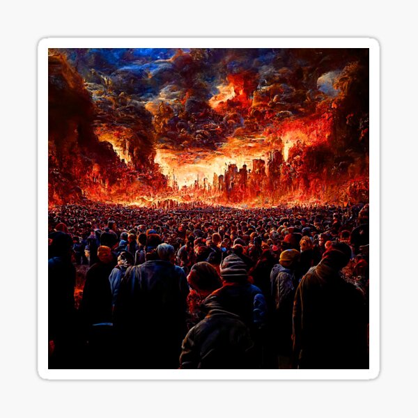 "apocalypse, the gates of hell and heaven, final, ultra realistic ...