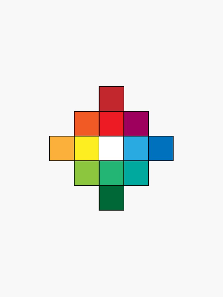 "Cubic Rainbow" Sticker for Sale by ShikharKeswani | Redbubble