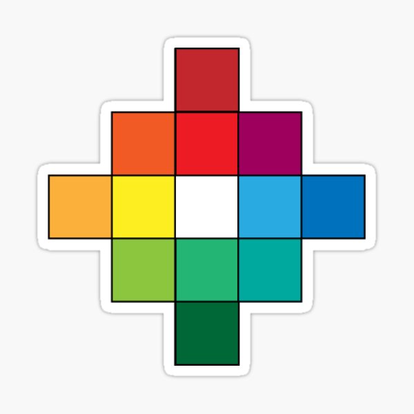 "Cubic Rainbow" Sticker for Sale by ShikharKeswani | Redbubble