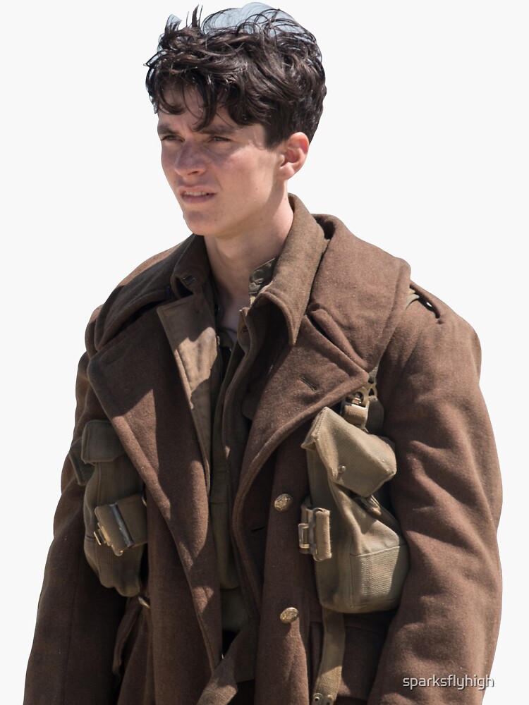 "Fionn Whitehead - Dunkirk" Sticker by sparksflyhigh | Redbubble