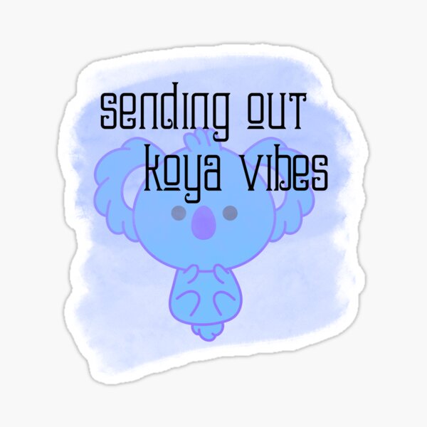 "BT21 koya" Sticker for Sale by taffycane | Redbubble